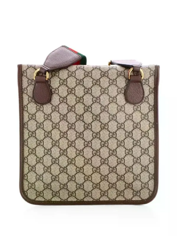 Gucci Neo Vintage Envelope Messenger Gg Coated Canvas Medium Crossbody Bag