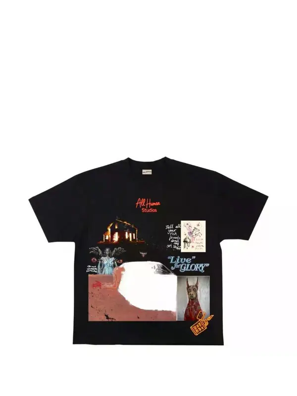ALL HUMAN Graphic-print T-shirt