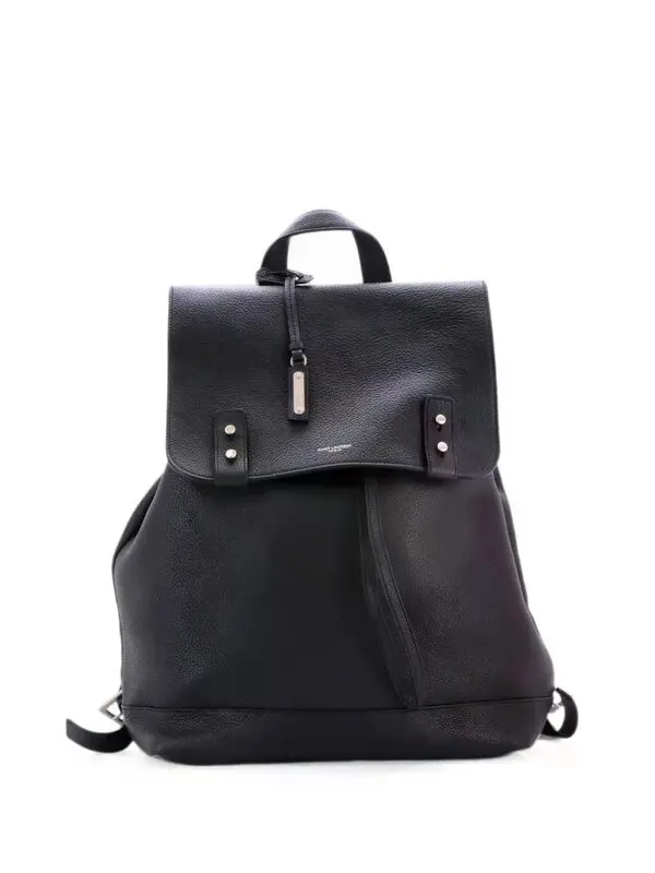 Saint Laurent Sac De Jour Leather Medium Backpack - Black