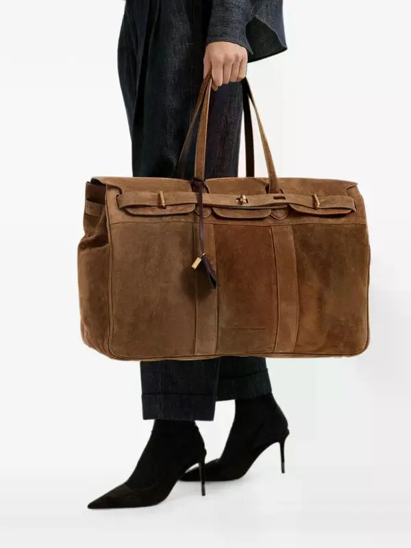 Brunello Cucinelli Explorer Suede Travel Bag