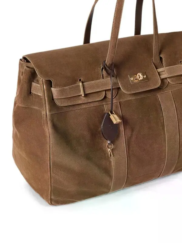Brunello Cucinelli Explorer Suede Travel Bag