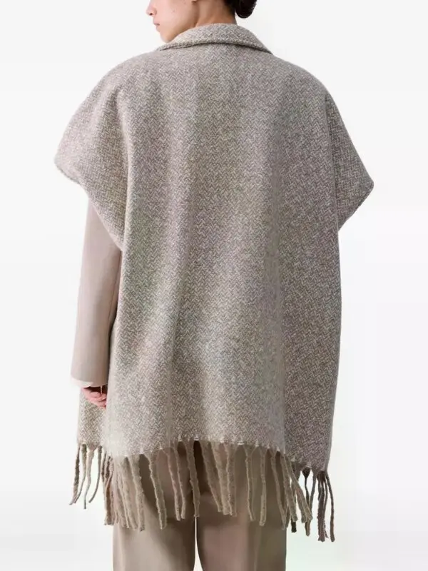 Liu Jo Long Jacquard Poncho