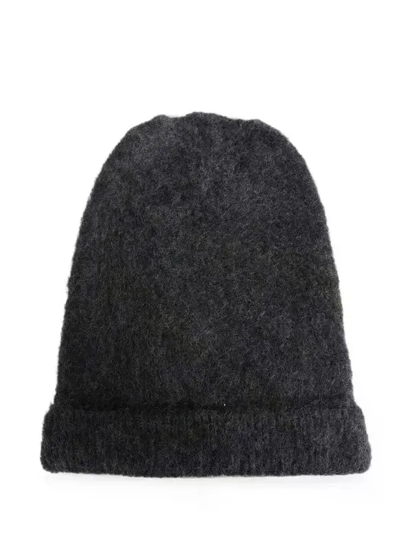 MAISON MARGIELA Four-stitches Wool Beanie - Grey