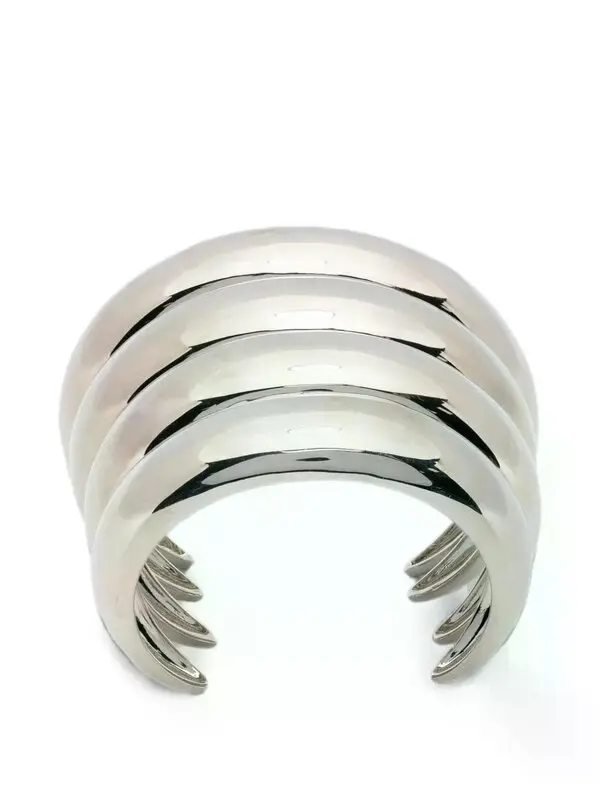 HUGO KREIT Chunky Layered-effect Bracelet - Silver