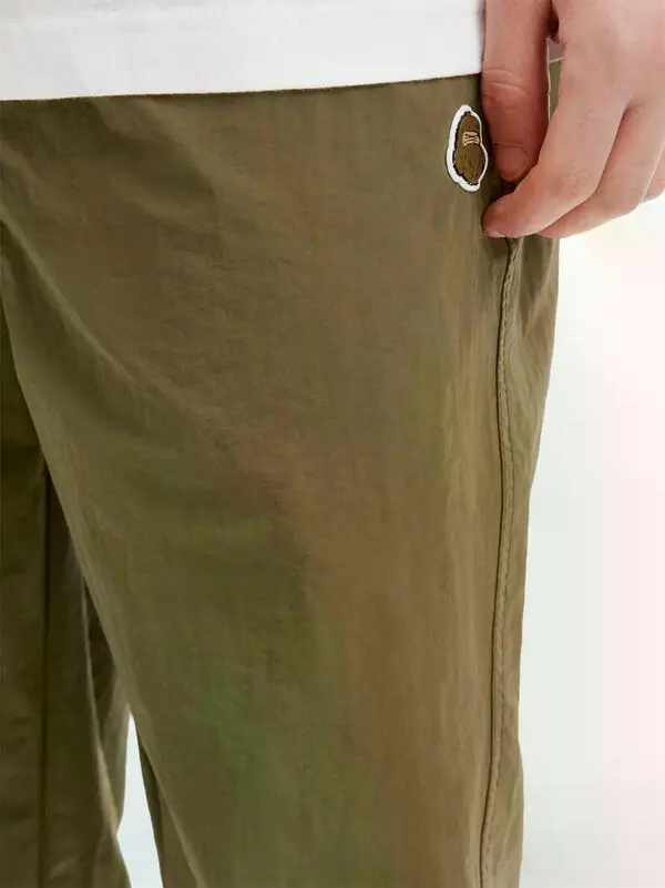 FINGERCROXX Logo-patch Drawstring-waist Track Pants
