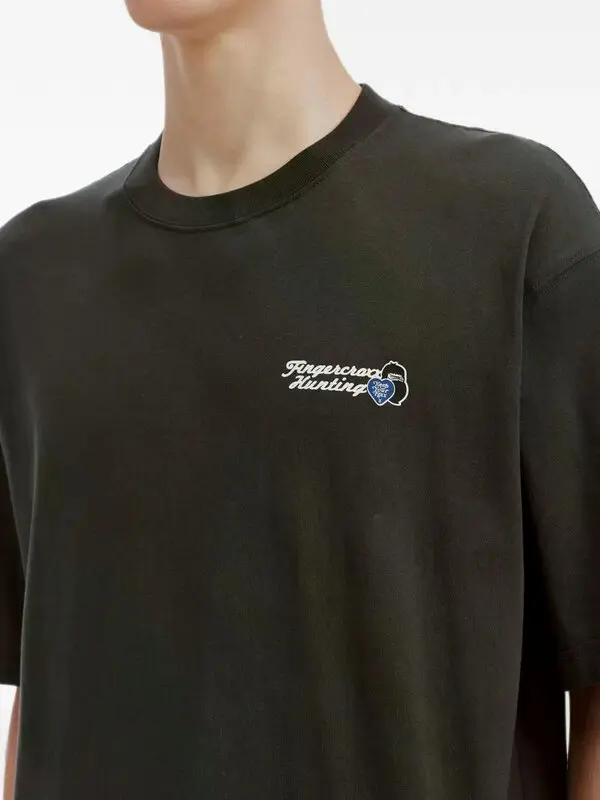 FINGERCROXX Logo-print Cotton T-shirt