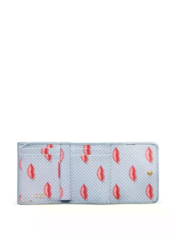Prada Small Triangle-logo Leather Wallet