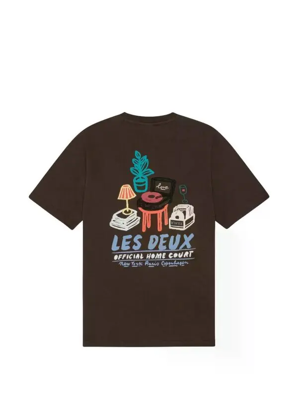 LES DEUX Graphic-print T-shirt