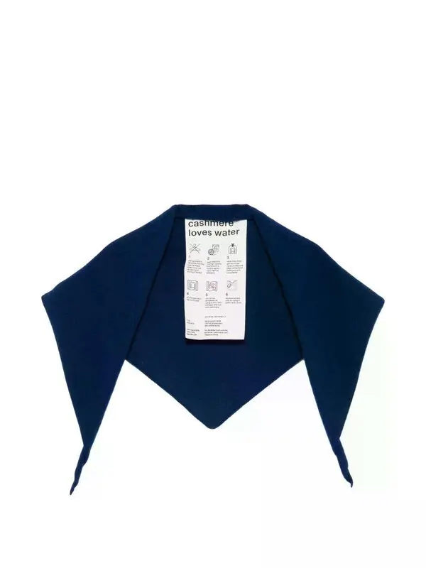 Extreme Cashmere Bandana Triangular-shape Scarf - Blue