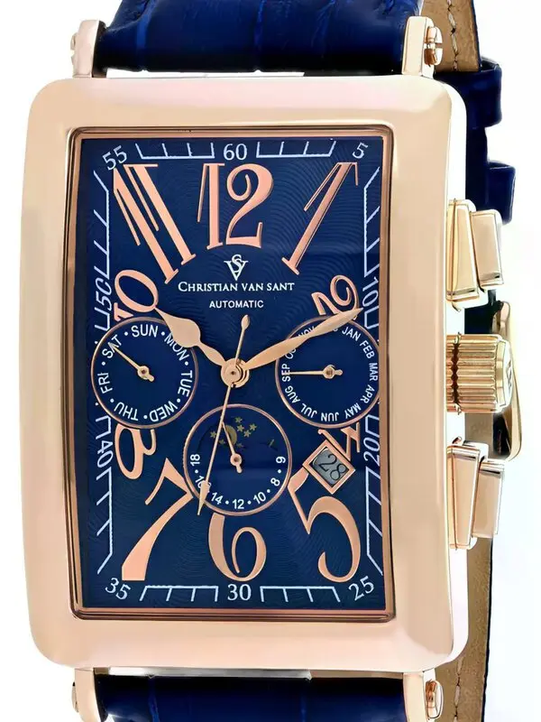 CHRISTIAN VAN SANT Prodigy Rectangular Automatic Watch - Blue