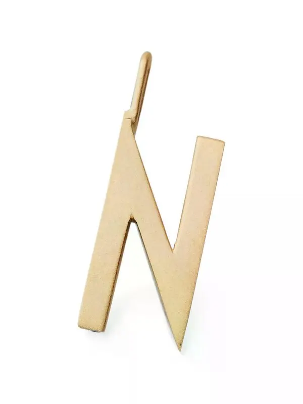 DESIGN LETTERS N Letter-pendant Necklace