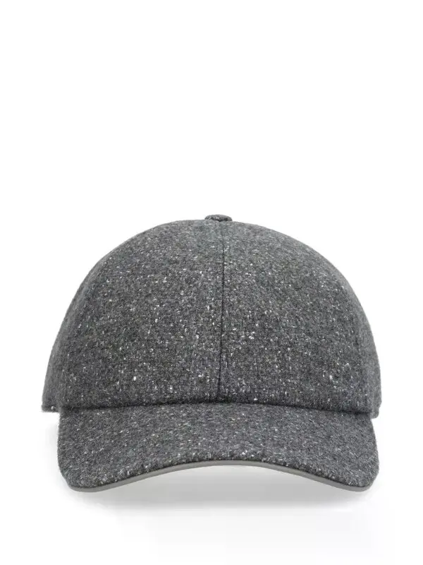 Eleventy Flecked Baseball Cap - Grey