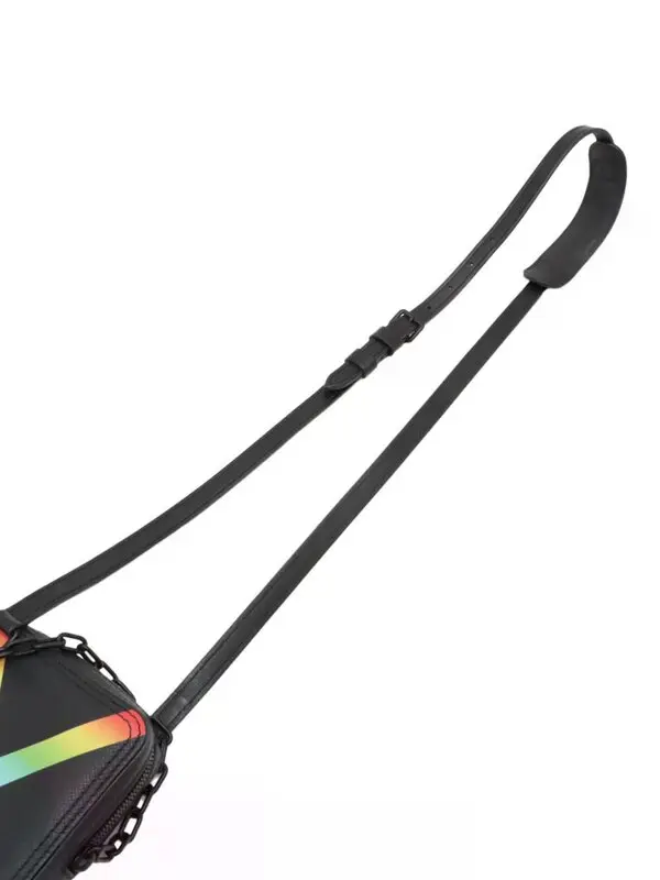 LOUIS VUITTON 2019 Taiga Rainbow Danube Crossbody Bag