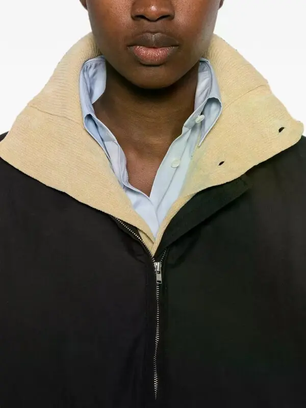 LAMRONS Zip-up Jacket With Elasticated Cuffs And Hem