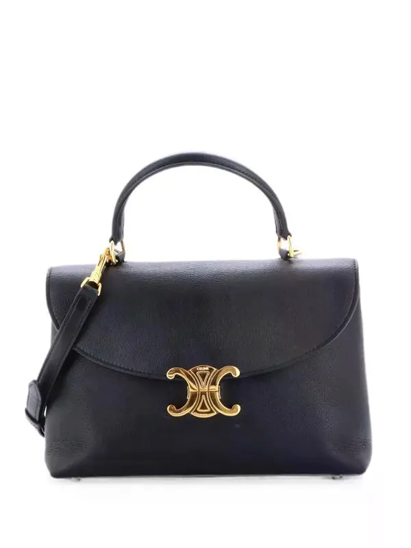 Celine Nino Top Handle Bag Leather Medium Satchel