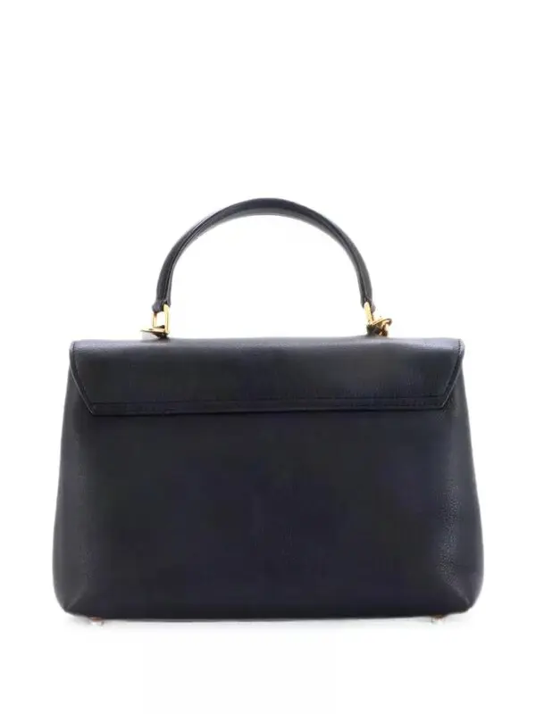 Celine Nino Top Handle Bag Leather Medium Satchel