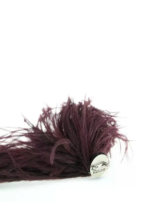 GIANLUCA CAPANNOLO Ostrich-feather Brooch