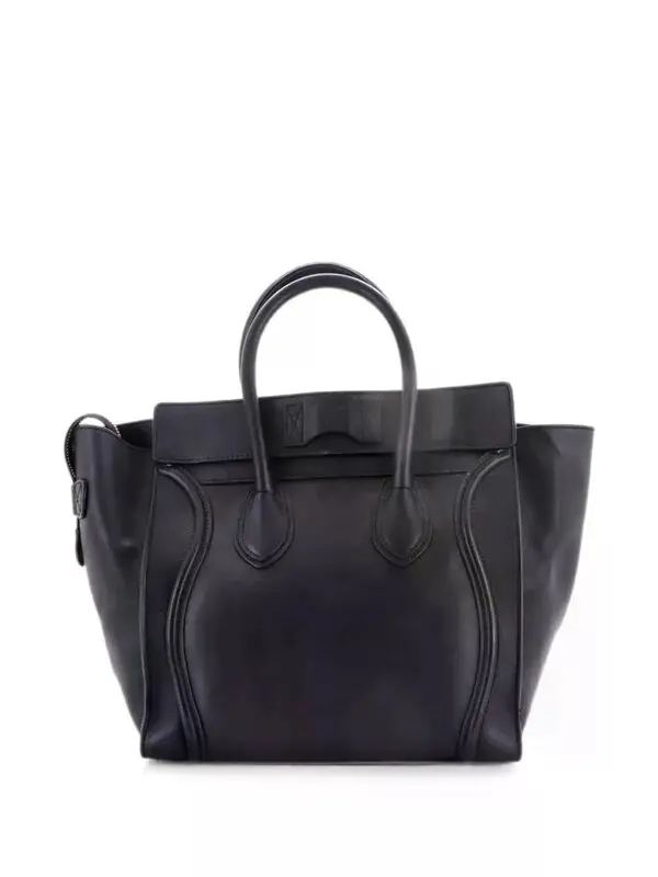 Celine Luggage Bag Smooth Leather Mini Tote Bag