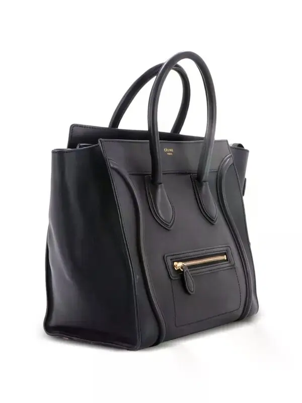 Celine Luggage Bag Smooth Leather Mini Tote