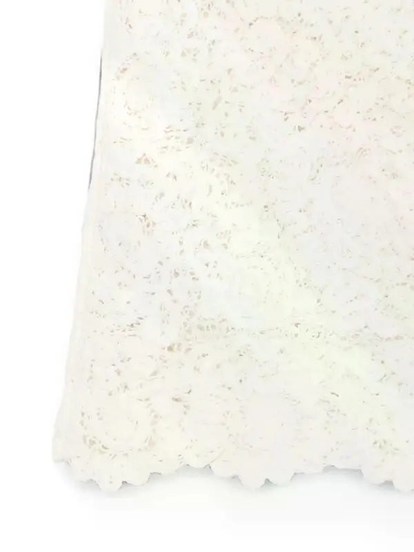 SEMICOUTURE Guipure-lace Sleeveless Top