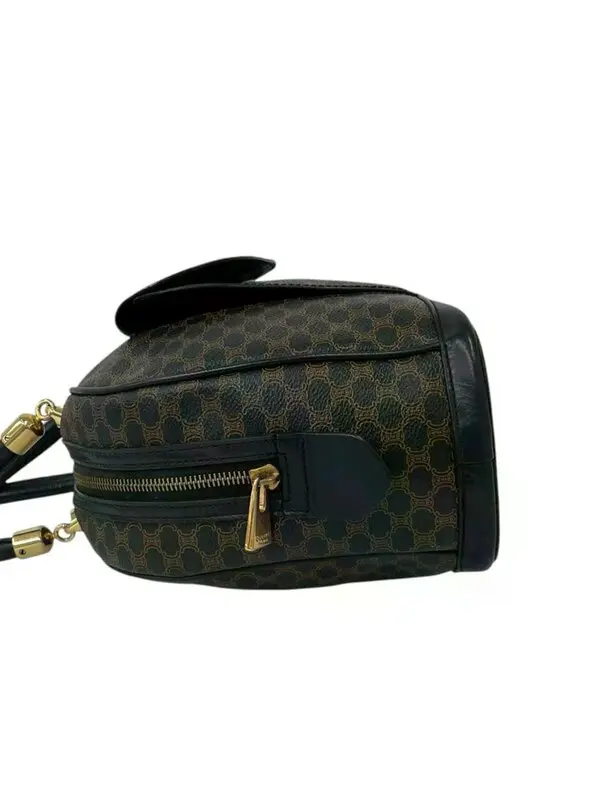 Celine 1998 Macadam Coated Canvas Handbag