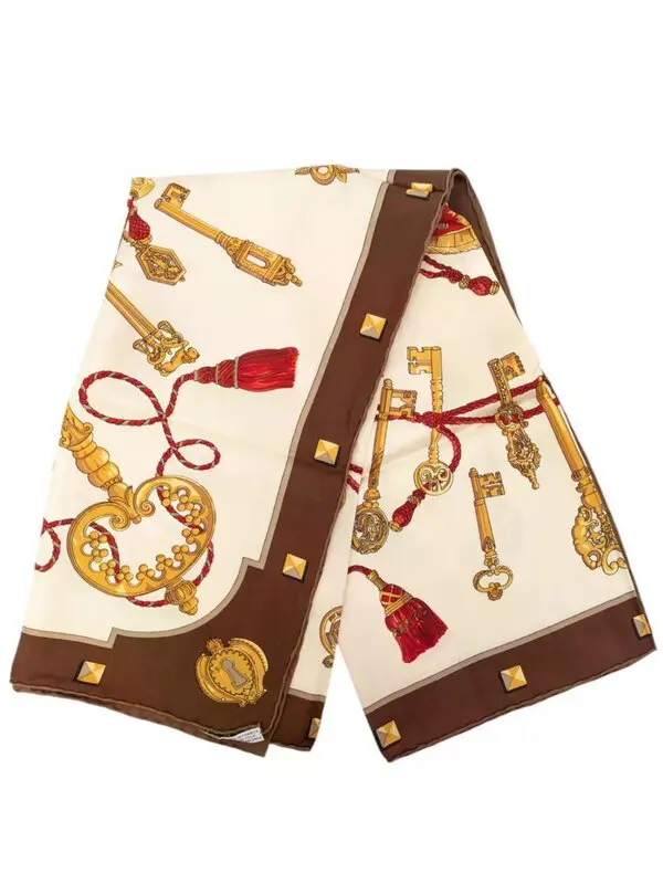 Hermès 2000-2026 Les Cles Silk Scarf 90 Scarves