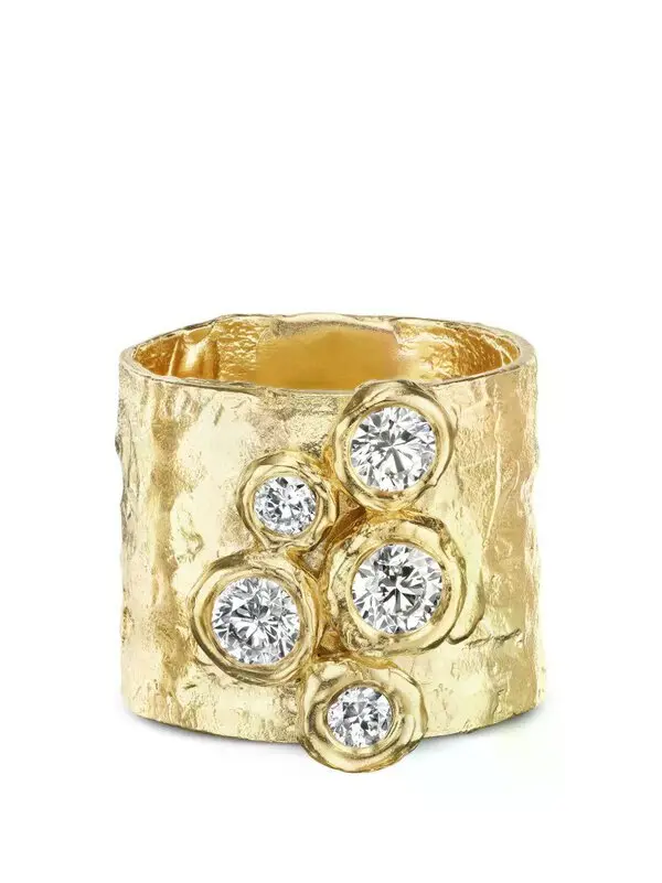 RENE BARNES Romantica Cigar Diamond Ring