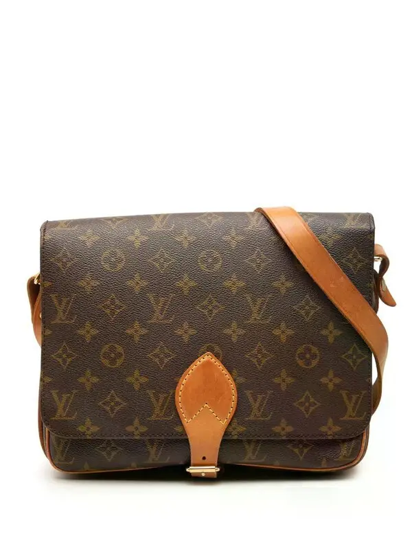 LOUIS VUITTON 1983 Monogram Cartouchiere Gm Crossbody Bag