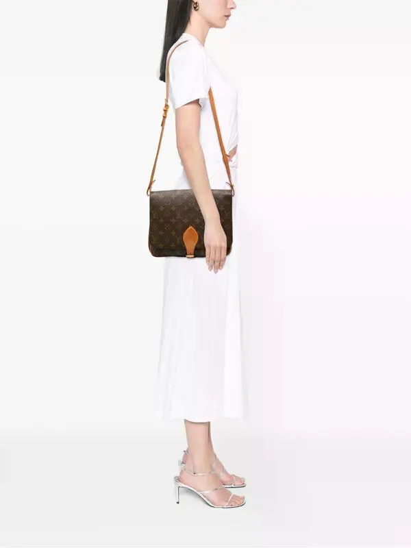 LOUIS VUITTON 1983 Monogram Cartouchiere Gm Crossbody Bag