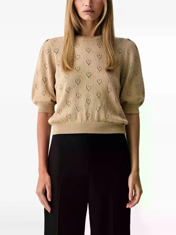 TWINSET Jumper With Heart Pattern