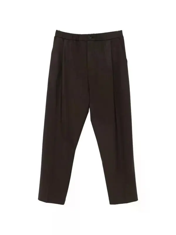 SPINA Elasticated-waistband Tailored Trousers