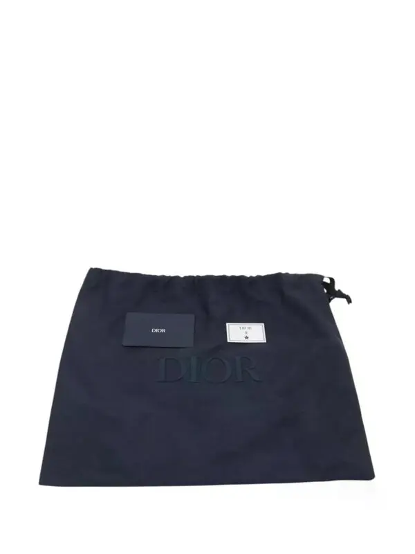 Dior 2019-2020 Grained Calfskin Saddle Crossbody Bag - Neutrals