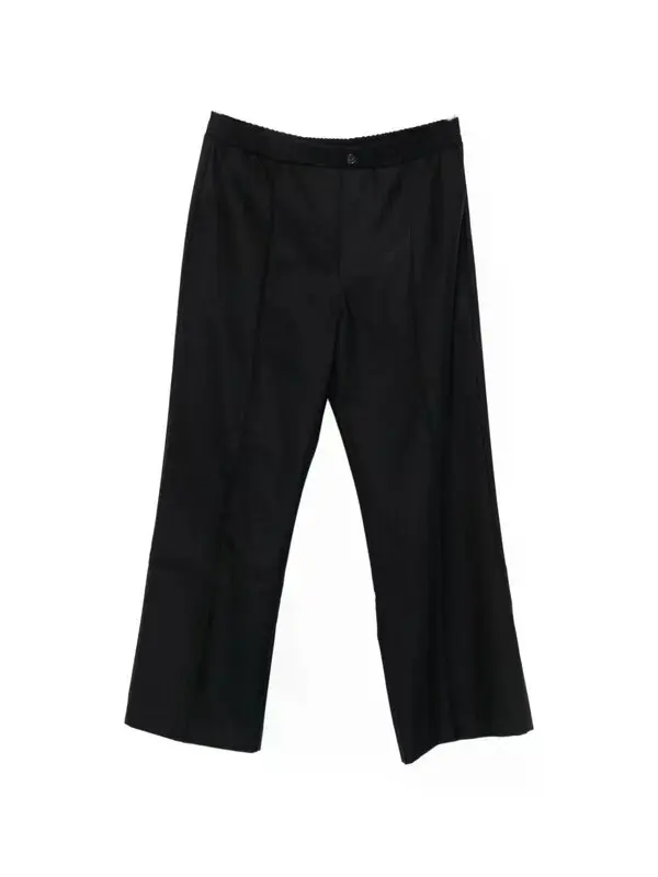 SPINA Pinstripe Wide-leg Trousers