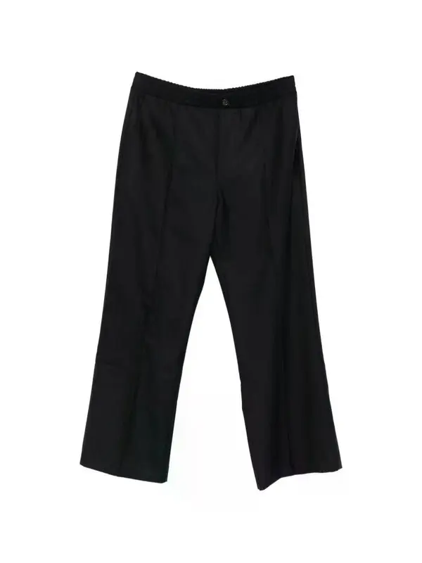 SPINA Pinstripe Wide-leg Trousers