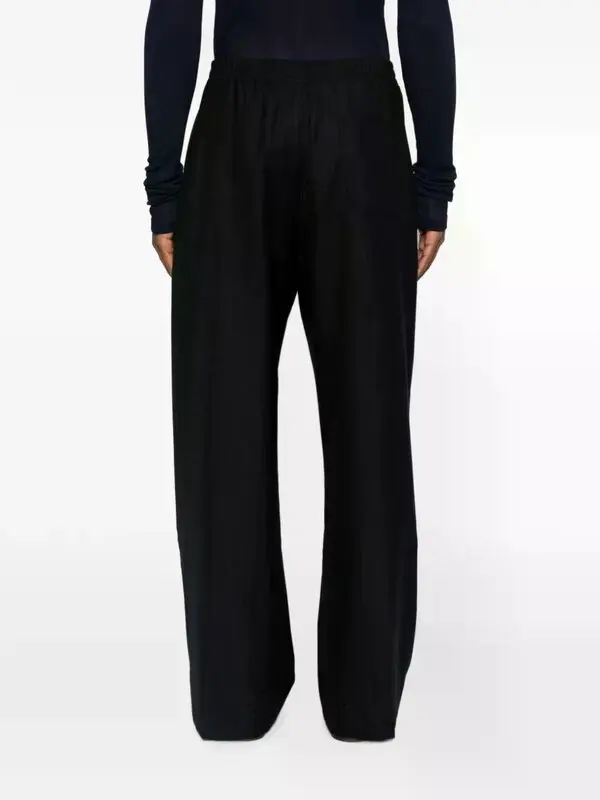 SPINA Pinstripe Wide-leg Trousers