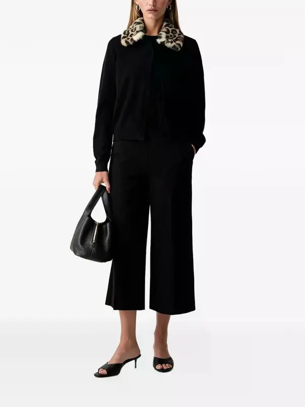 TWINSET Cropped Wide-leg Trousers