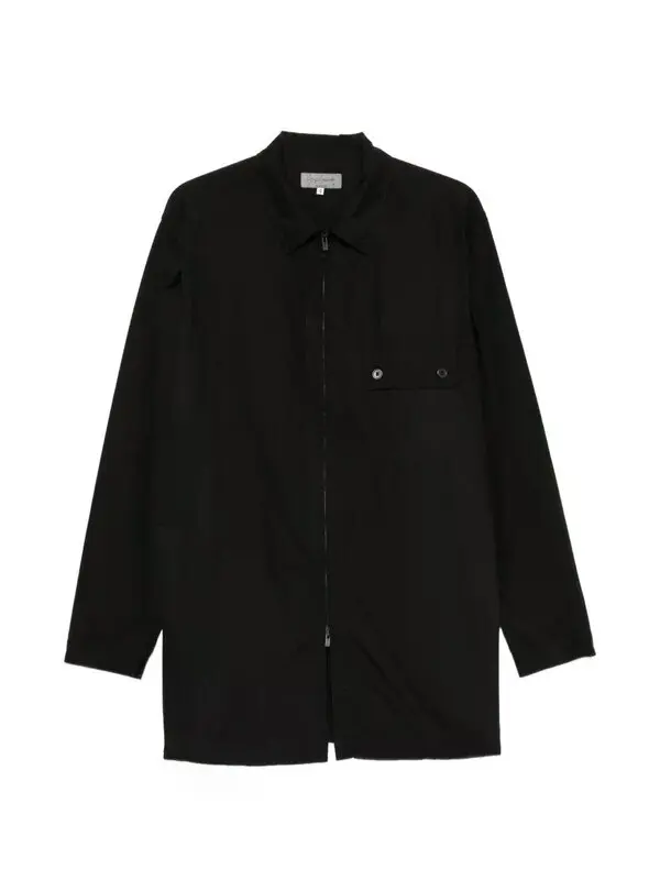 Yohji Yamamoto Zip-fastening Flap-pocket Shirt