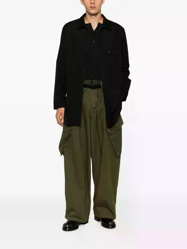 Yohji Yamamoto Zip-fastening Flap-pocket Shirt