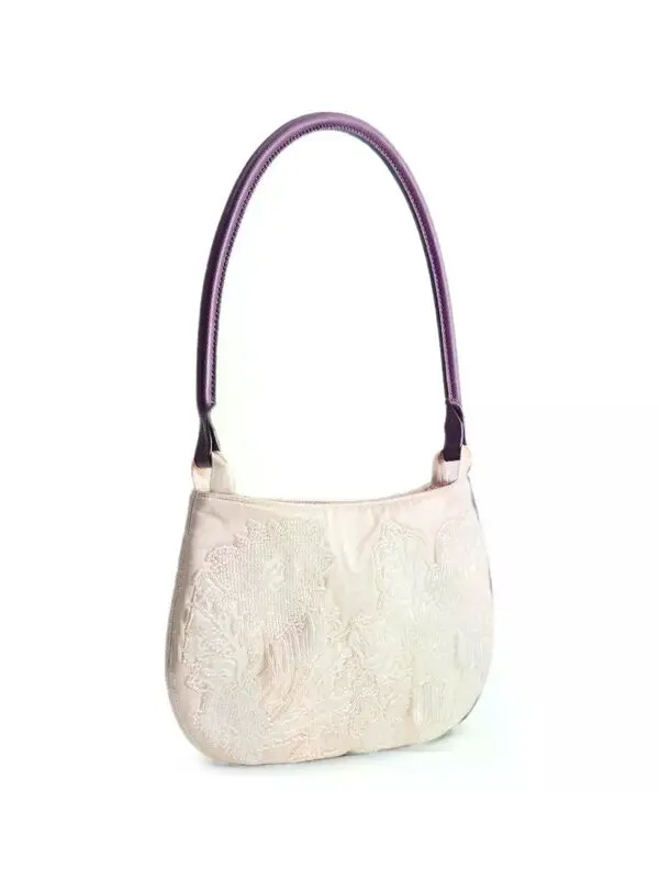 Shanghai Tang Lune Bead-embellished Shoulder Bag