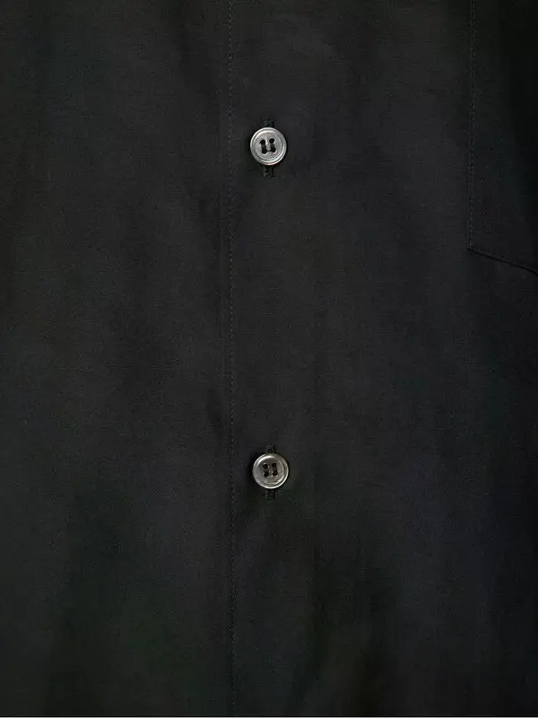 Comme Des Garçons Pleated Asymmetric-hem Shirt