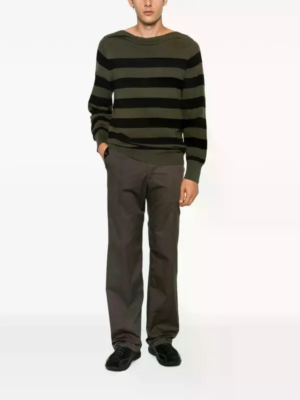 KIKO KOSTADINOV Striped Boat-neck Sweater