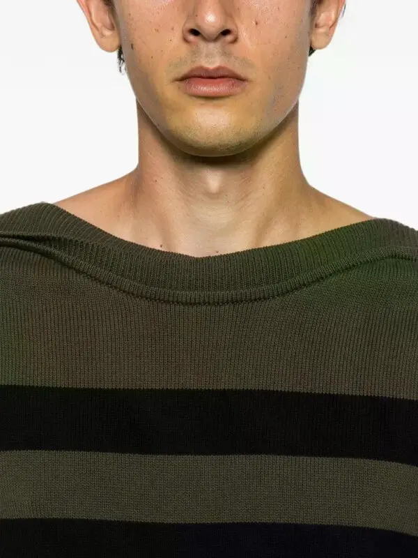 KIKO KOSTADINOV Striped Boat-neck Sweater