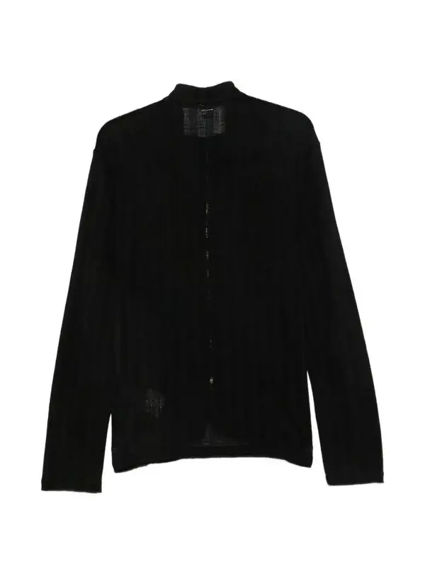 POST ARCHIVE FACTION Zip-up Panelled Cardigan