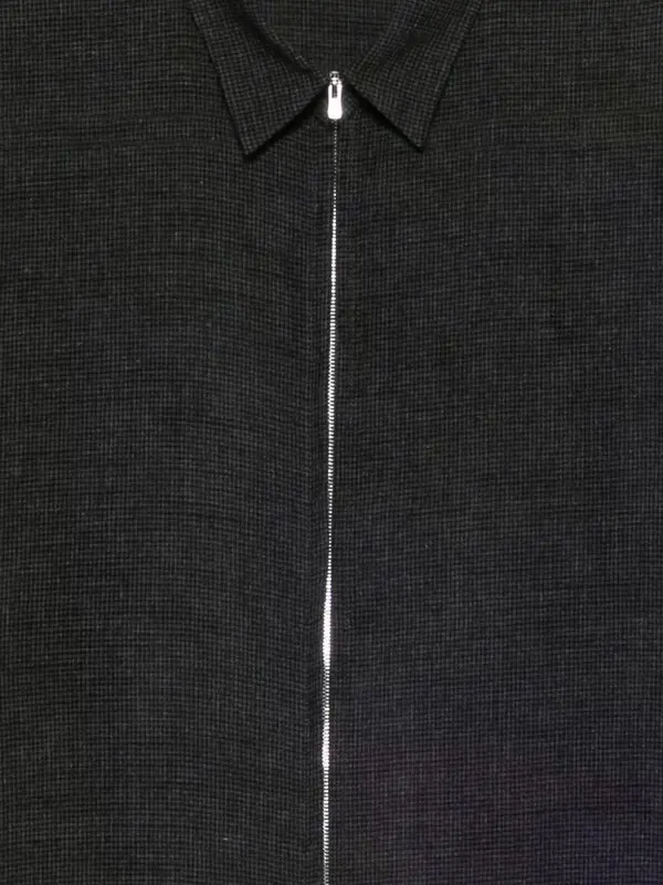 POST ARCHIVE FACTION Zip-up Check-pattern Jacket