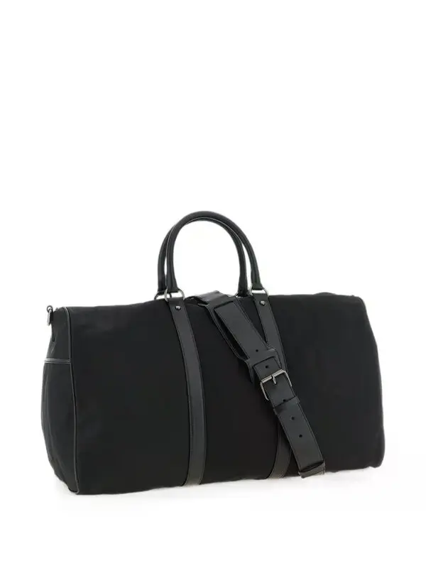 Kiton Leather-trim Weekend Duffel Bag