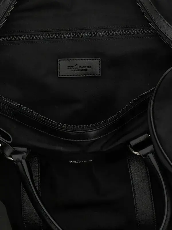 Kiton Leather-trim Weekend Duffel Bag