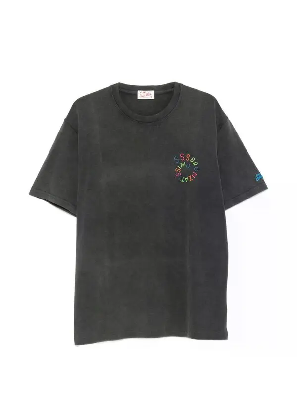 MC2 SAINT BARTH Logo-embroidered T-shirt