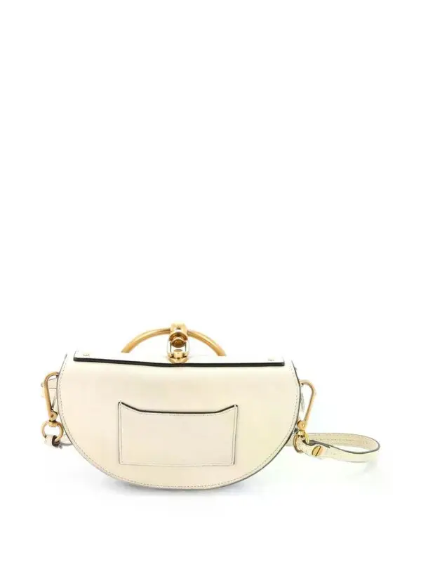 Chloé Nile Leather Mini Crossbody Bag - Neutrals