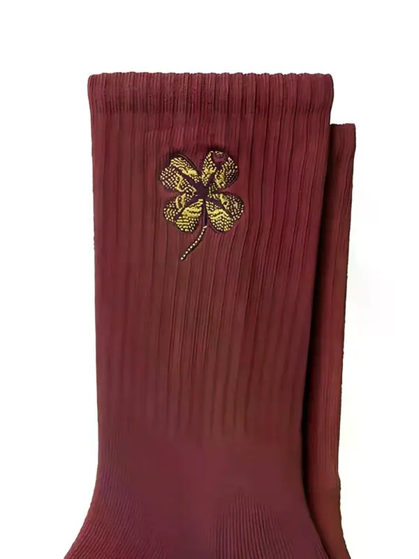 Carhartt Work In Progress Clover-embroidered Ribbed Socks