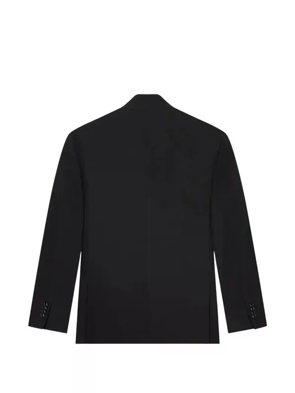 Giorgio Armani Mandarin-collar Virgin Wool Jacket